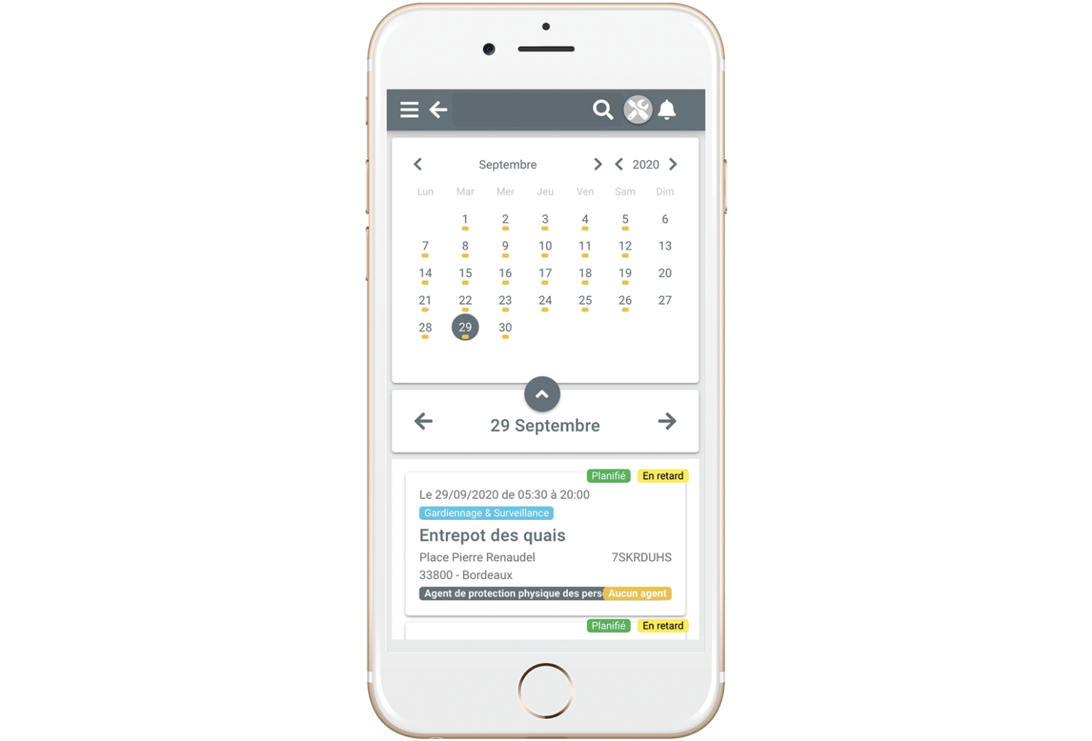 Accès agent - SEKUR