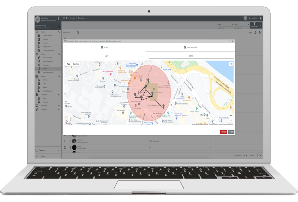 Contrôle de ronde : suivez vos agents lors de leurs rondes - SEKUR®